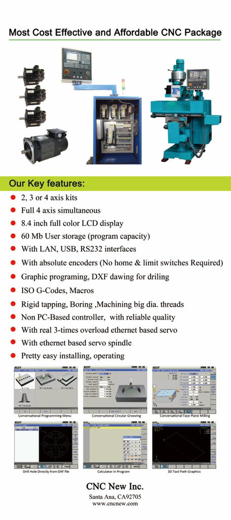 Knee Mill Kits, New and Retrofit. – CNC USA